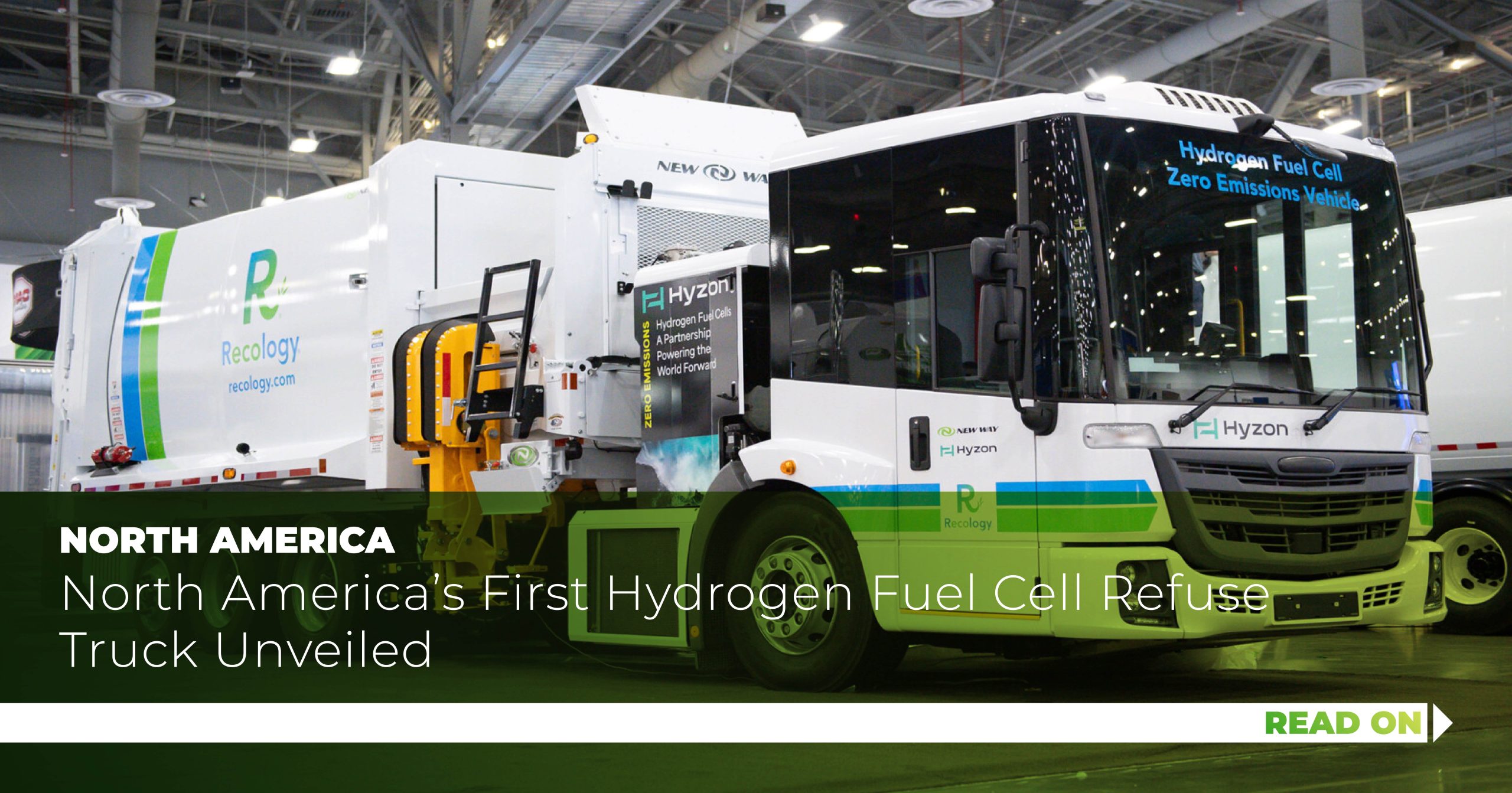 North America's First Hydrogen Fuel Cell Refuse Truck Unveiled